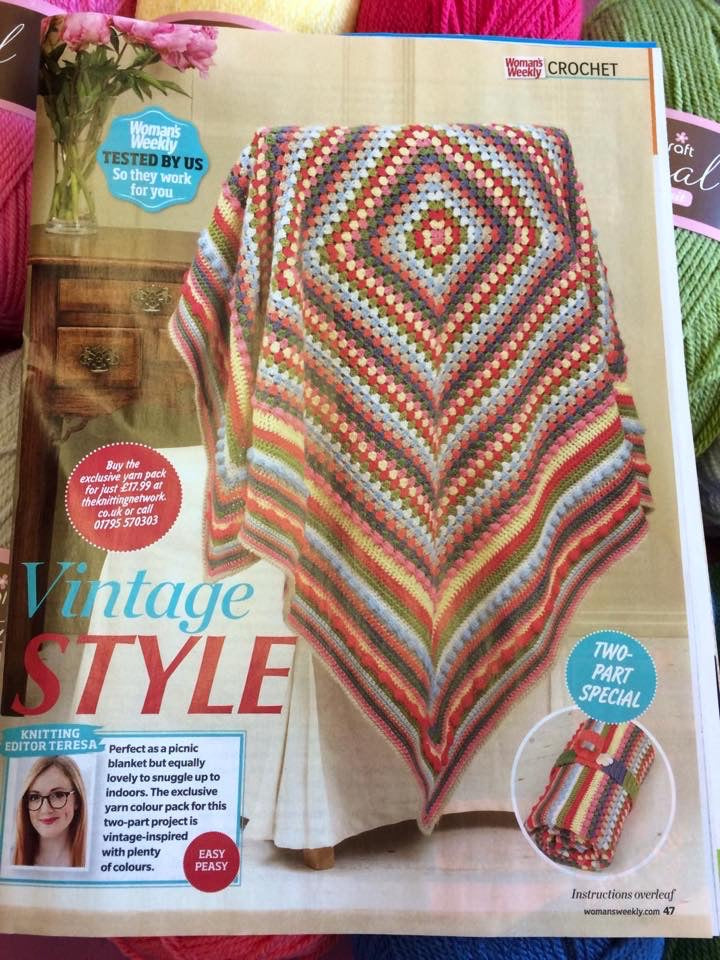 Woman’s Weekly Vintage Granny Square Pack – Blanch Village Wool Shop