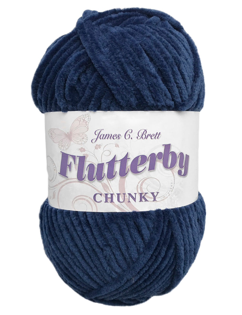 Flutterby Chunky B32 Navy – Blanch Village Wool Shop